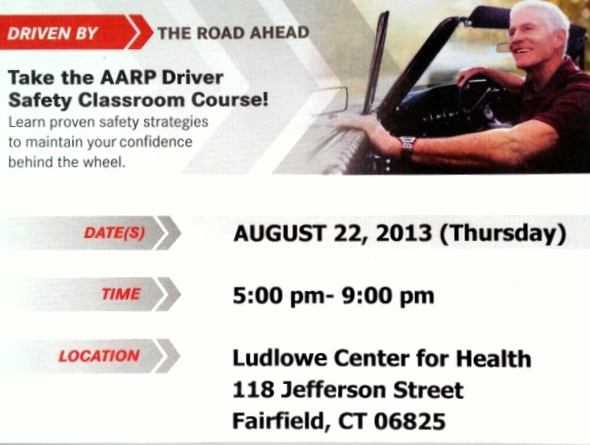 AARP Driving Class Aug 22 at Ludlowe Center | Fairfield, CT Patch