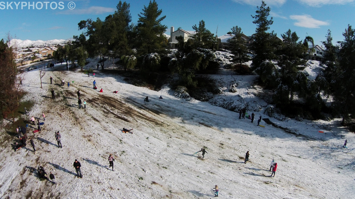 Amazing Aerial Photos Show Snow Blanketing Murrieta | Murrieta, CA Patch