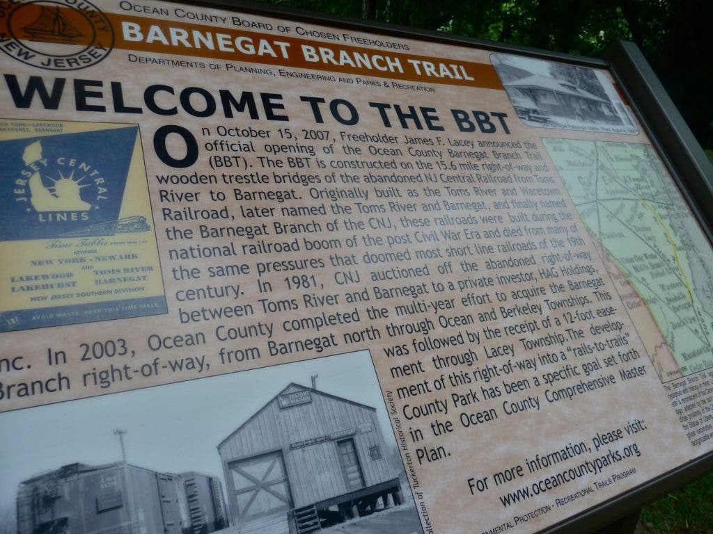Barnegat Branch Trail Expands As New Signs Go Up | Lacey, NJ Patch