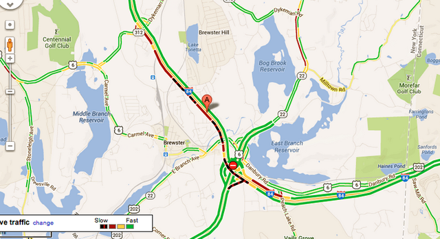 Crash Slows Traffic on Interstate 84 | Southeast, NY Patch