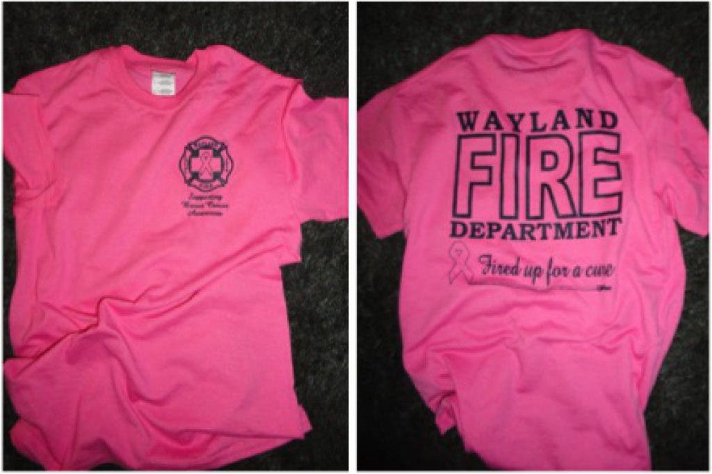 Wayland Firefighters Go Pink for Breast Cancer Awareness | Wayland, MA ...