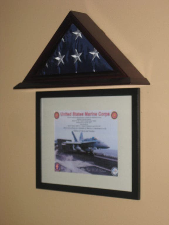 Marine Presents Wayland Fire With American Flag Flown in Combat ...