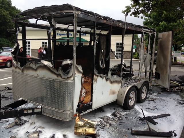 UPDATE: Trailer Fire Damage Estimate in the Tens of Thousands | Wayland ...