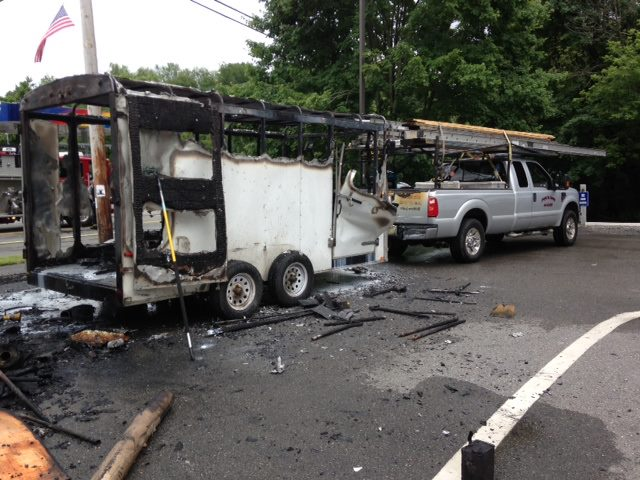 UPDATE: Trailer Fire Damage Estimate in the Tens of Thousands | Wayland ...