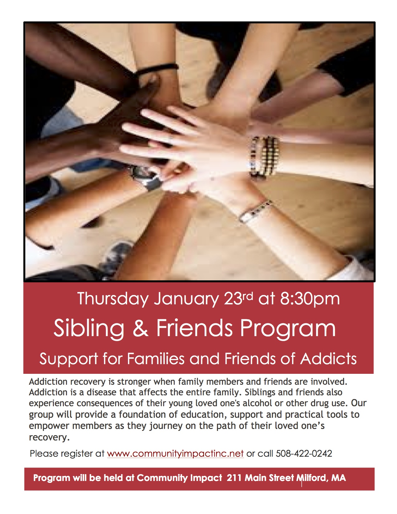 Siblings and Friends of Addicts Support Group | Milford, MA Patch