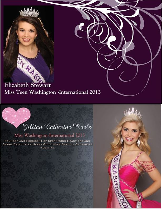 Miss Washington and Miss Teen Washington -International 2013 | Redmond ...