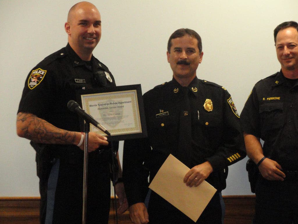 Morris Township Honors its Top Cops of the Year | Morris Township, NJ Patch