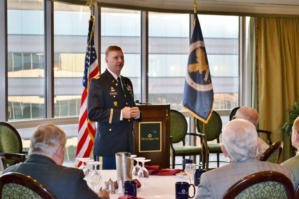 Military Affairs updates. Col Mark Gardner speaks. | South Cobb, GA Patch