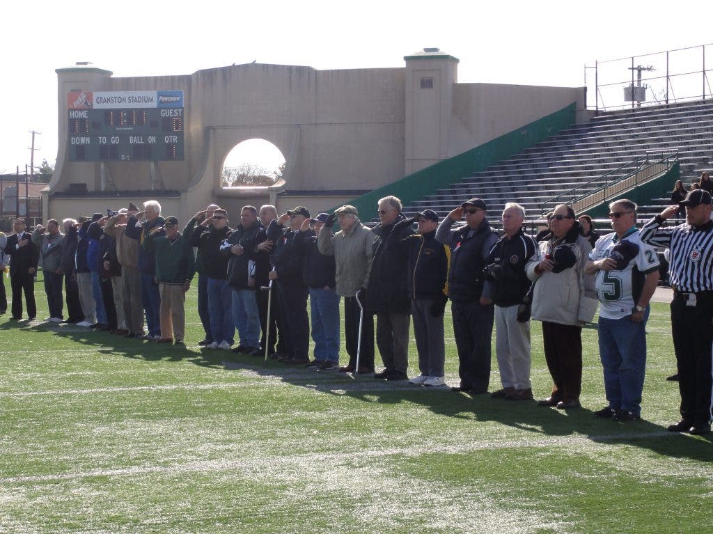 Veteran's Day Ceremony Well Done at Stadium | Cranston, RI Patch