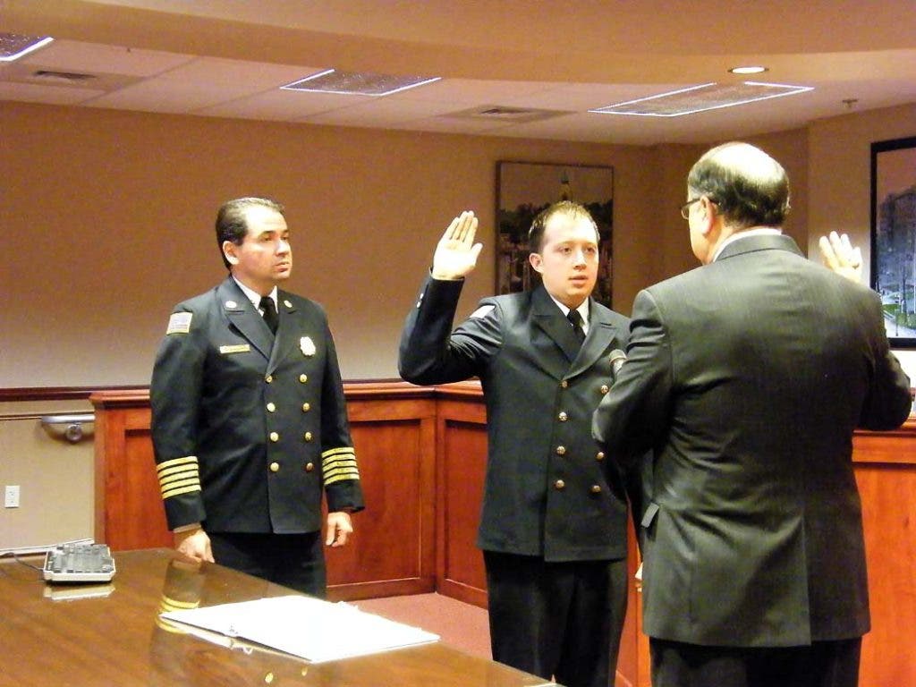 New Easton Firefighter Sworn In | Easton, PA Patch