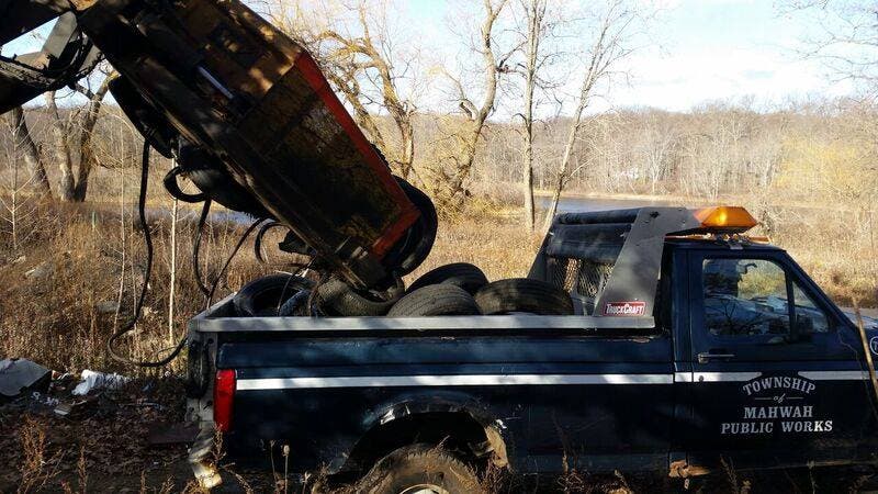Mahwah DPW Disposes Of Tires On Stag Hill Dump Site | Mahwah, NJ Patch