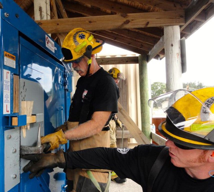 Largo Firefighters Practice Breaking Down Doors to Save Lives | Largo ...