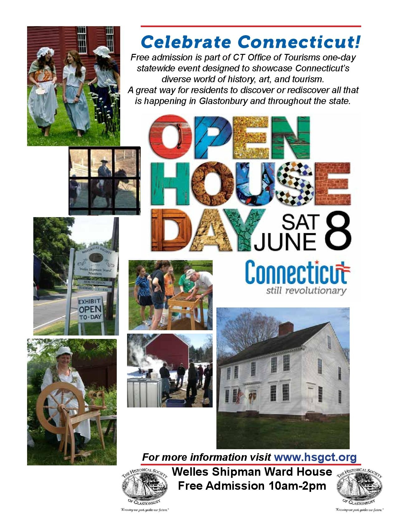WELLES SHIPMAN WARD HOUSE MUSEUM TO PARTICIPATE IN 9TH ANNUAL ...