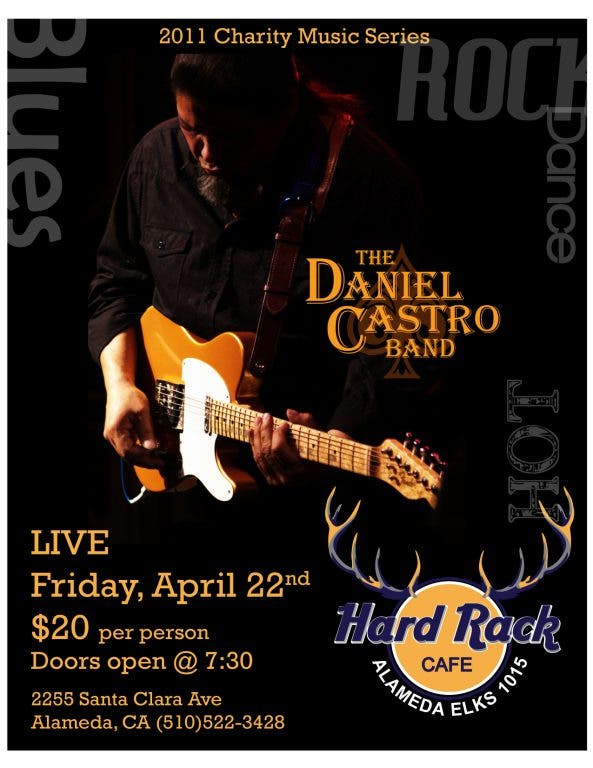 The Alameda ELKS Lodge Presents The Daniel Castro Band | Alameda, CA Patch
