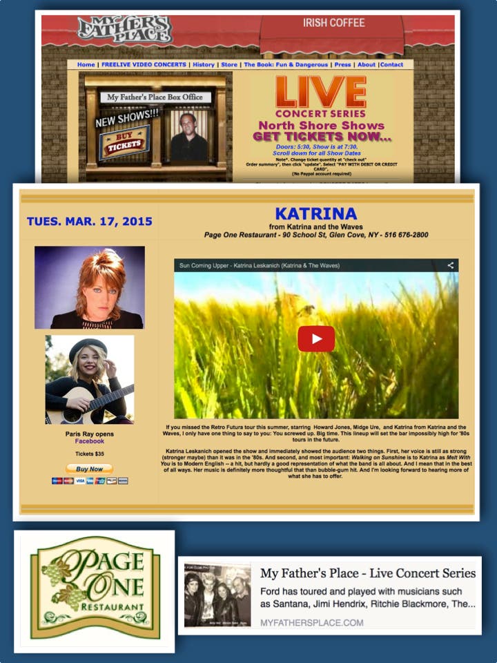 Paris Ray Live in Concert! | Smithtown, NY Patch