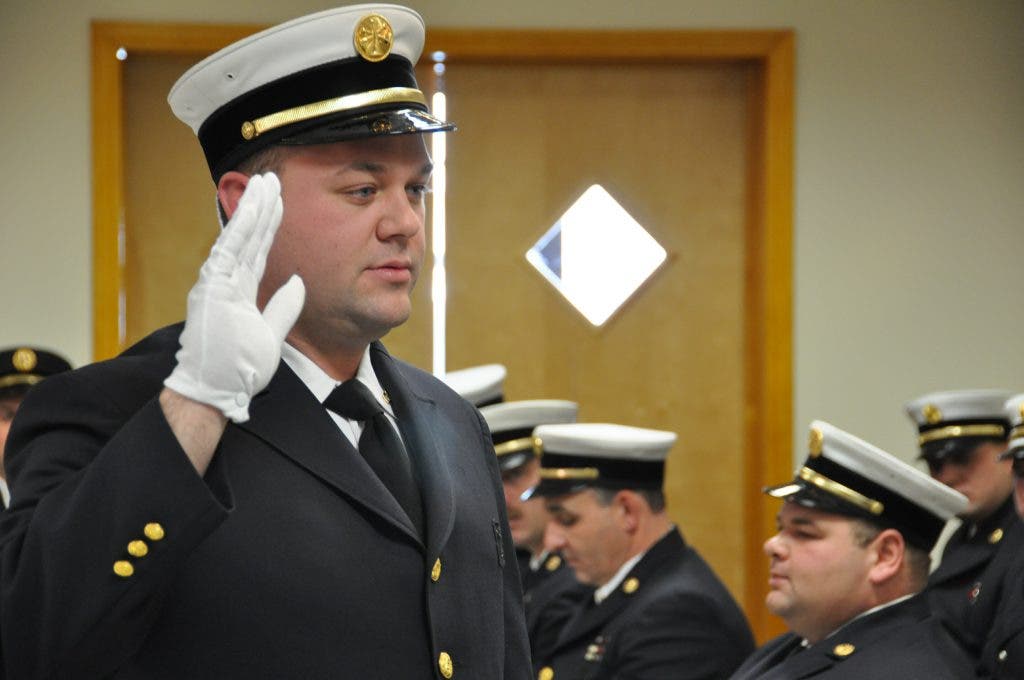 New Leaders Take Office At Congers Fire Department | New City, NY Patch