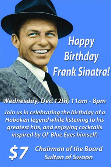 Happy Birthday Frank Sinatra! | Hoboken, NJ Patch