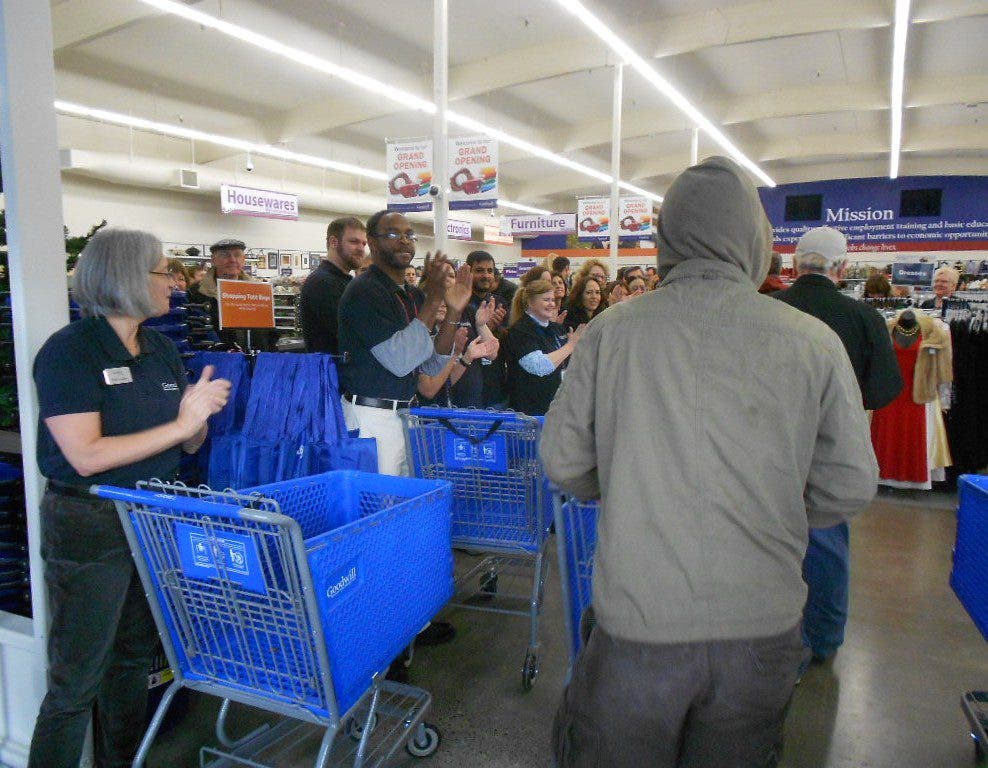 Goodwill in Edmonds: More Than 200 Shoppers in Line for Store's Opening ...