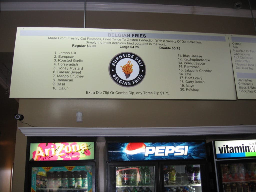 #63 - Enjoy the Belgian Fries at Burnside Deli | Five Towns, NY Patch