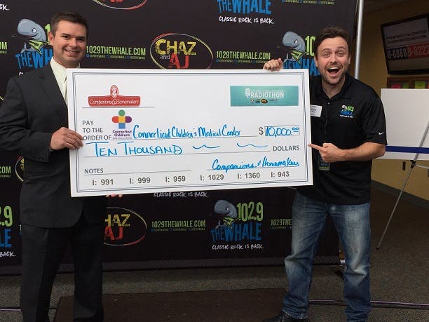 Companions & Homemakers Donates $10,000 to CCMC | Farmington, CT Patch
