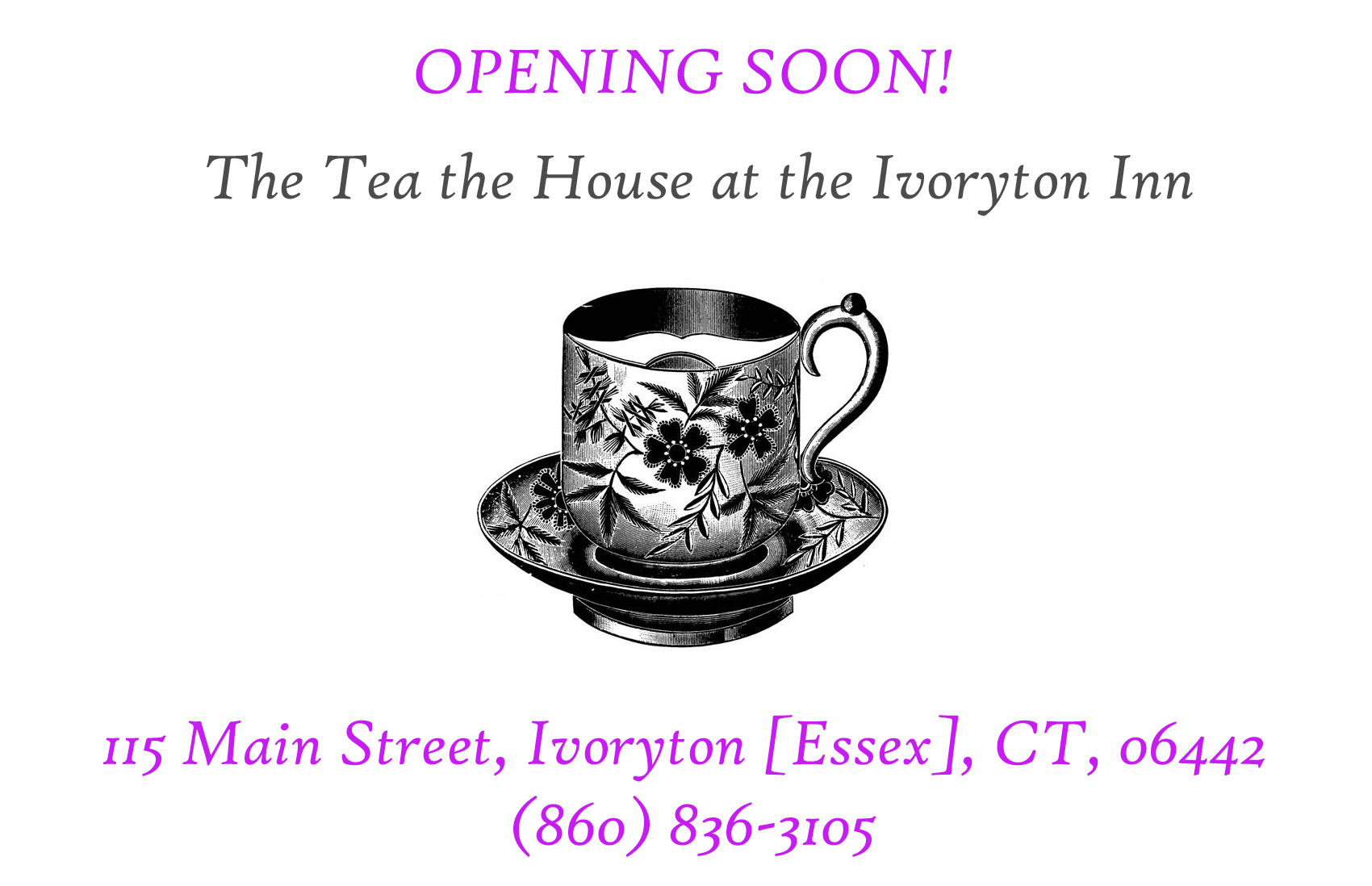 The Tea House at the Ivoryton Inn Opening Soon! | Middletown, CT Patch