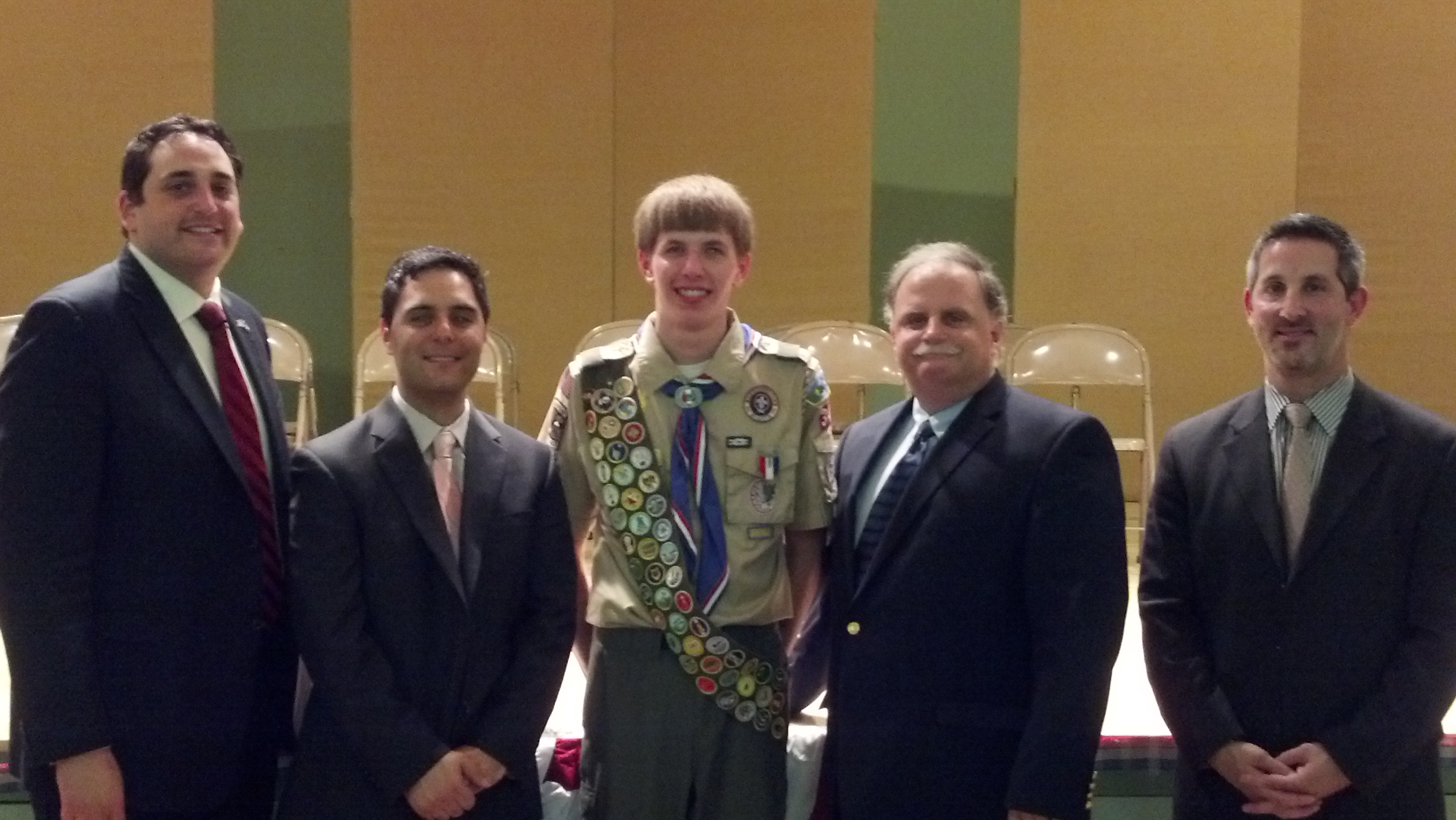 LUPINACCI HONORS HUSTEDT DURING EAGLE SCOUT COURT OF HONOR | Huntington ...
