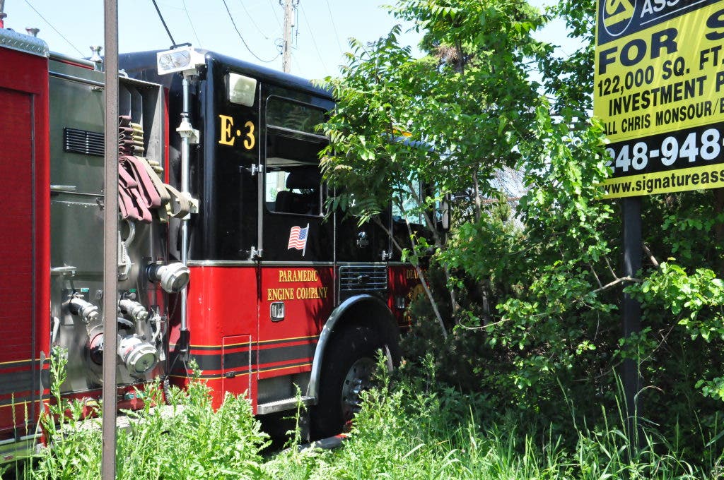 Dearborn Fire Truck Hit by Van | Dearborn, MI Patch