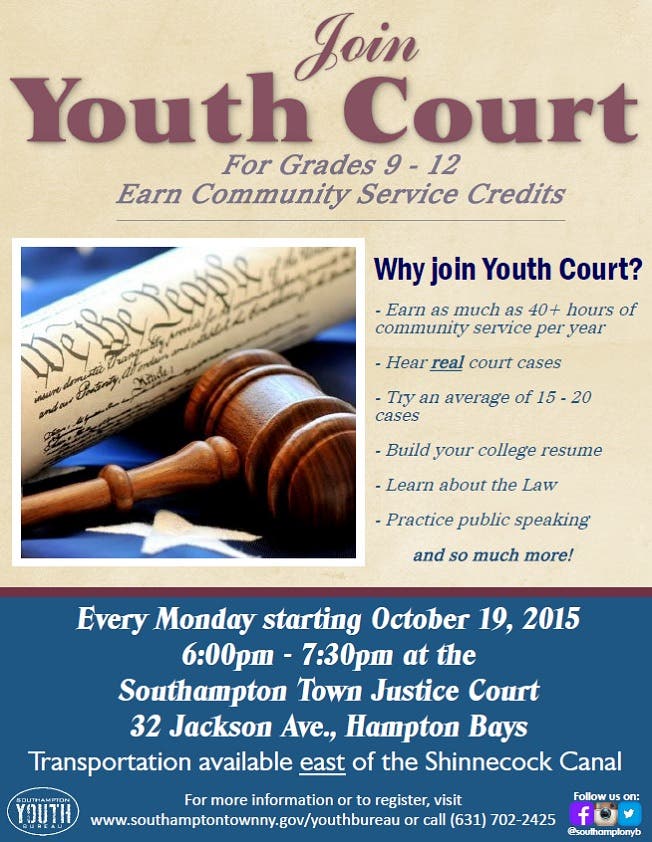 Southampton Town's Youth Court Program | Westhampton, NY Patch
