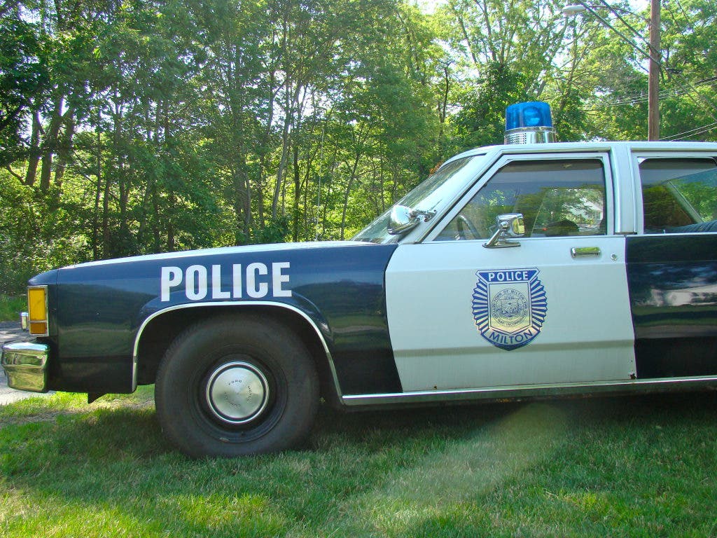 Milton Police Send Fourth of July Message with Classic Cruiser | Milton ...
