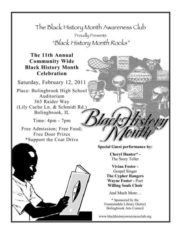 Black History Month Celebration-Bolingbrook | Bolingbrook, IL Patch