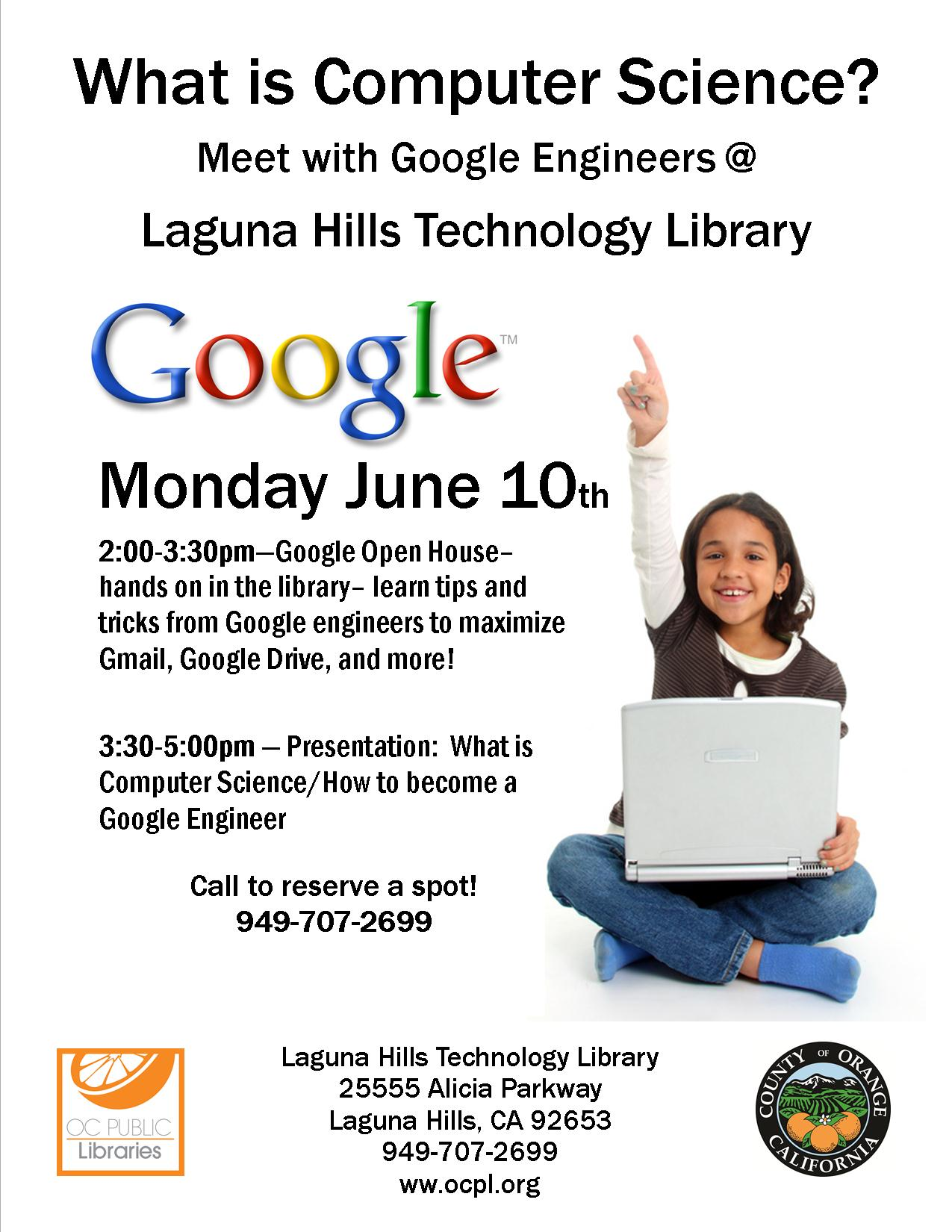 Google Engineers at Laguna Hills Tech Library! | Aliso Viejo, CA Patch