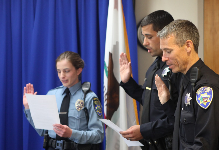 Santa Cruz Police Department Welcomes 3 New Officers | Santa Cruz, CA Patch