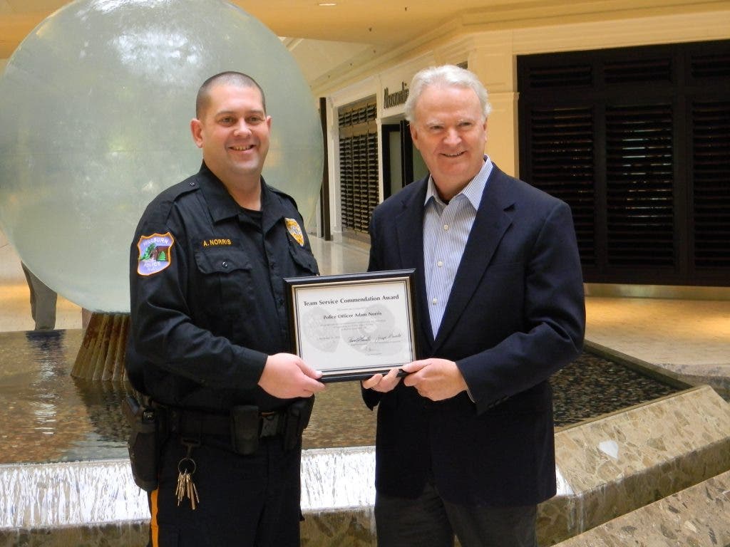 Mall Honors Two Millburn Police Officers | Millburn, NJ Patch