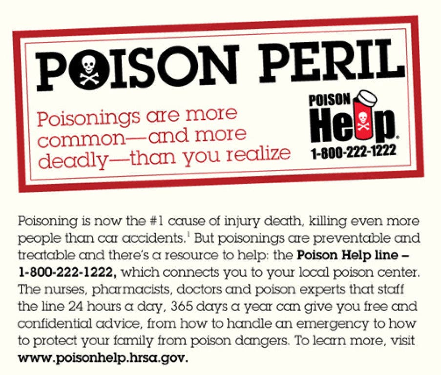 NJ Poison Experts Remind Residents That Poisonings Span a Lifetime ...