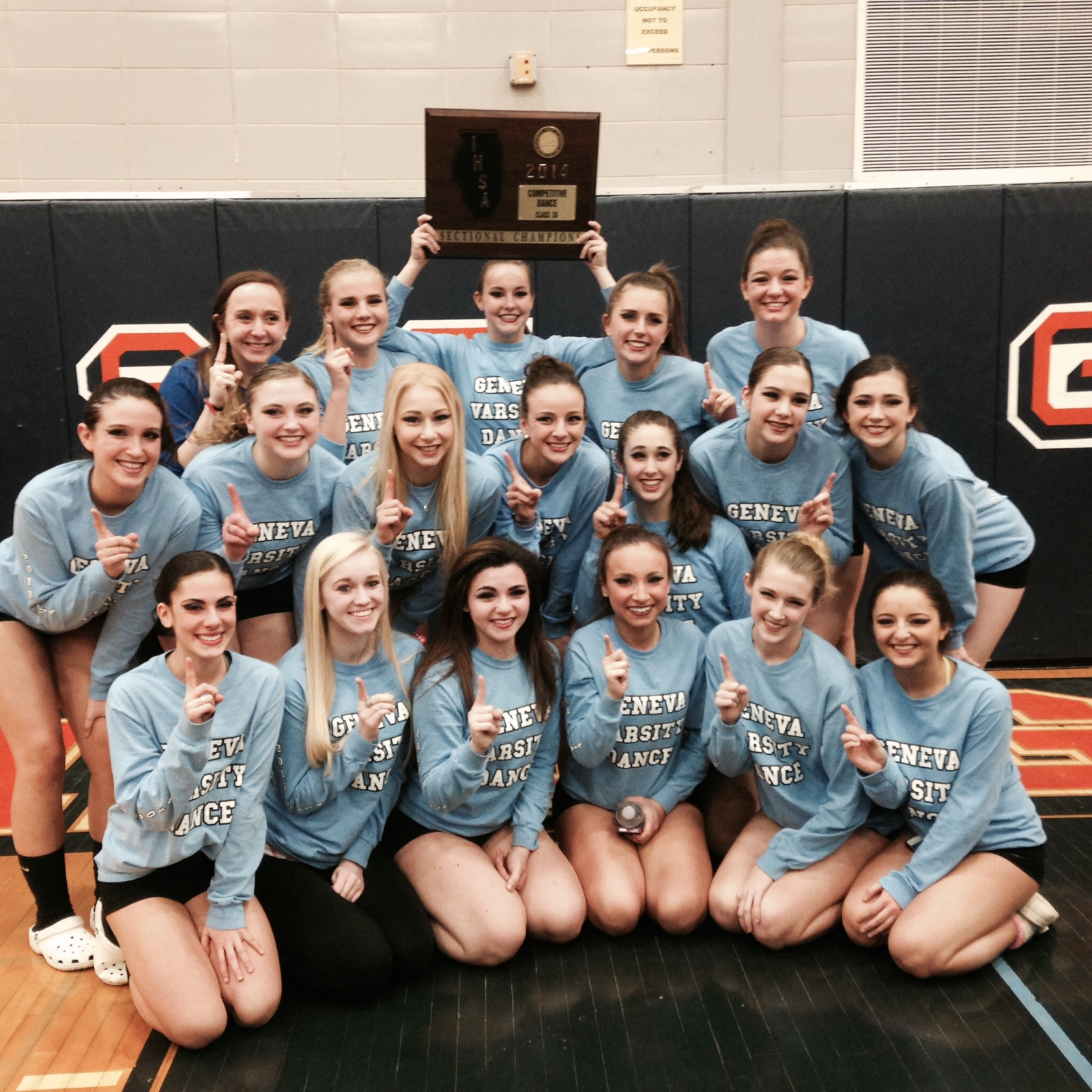 Geneva Varsity Dance Team Takes IHSA Sectional Champion Title | Geneva ...