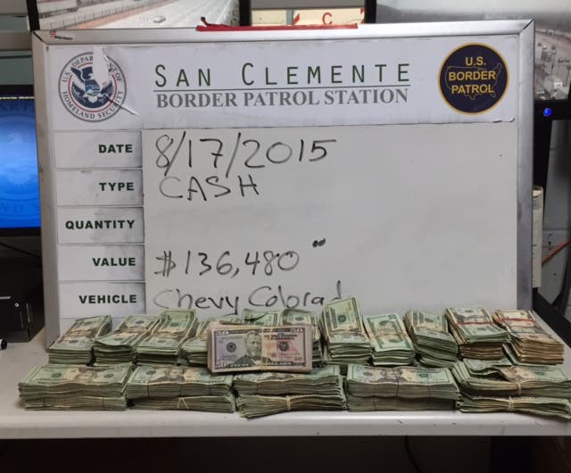 Alleged Currency Smuggler Arrested on I-5: Border Patrol | Encinitas ...