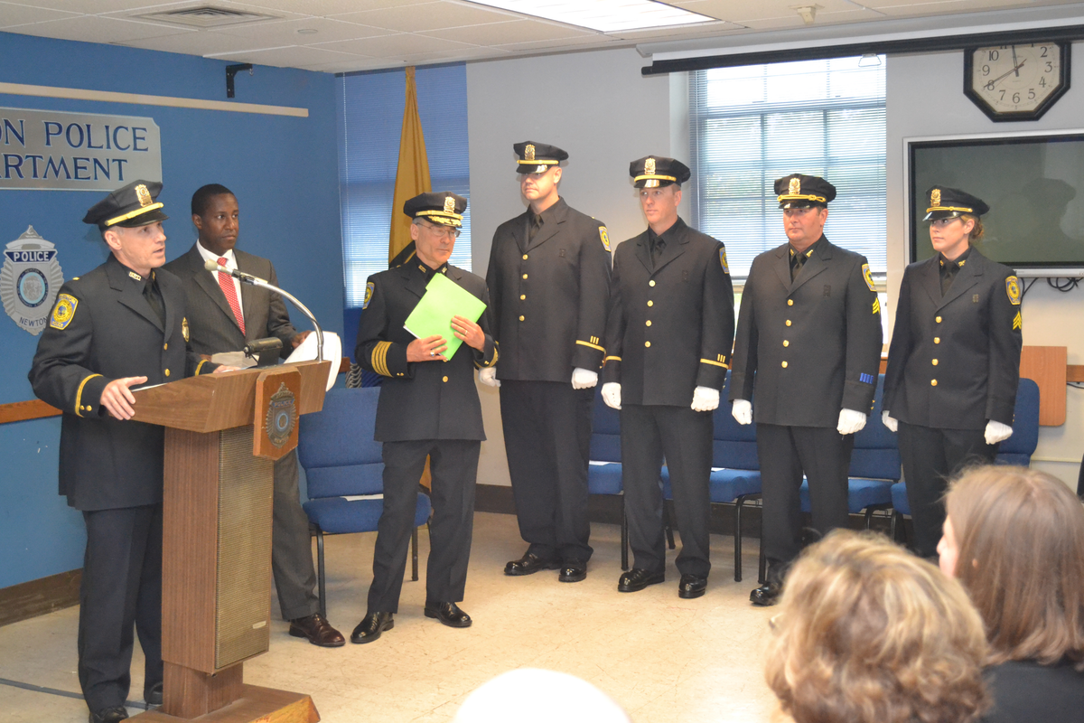 Four Promoted in the Newton Police Department | Newton, MA Patch