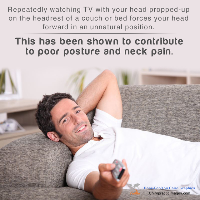 Watching TV can be bad for your posture | Pasadena, CA Patch