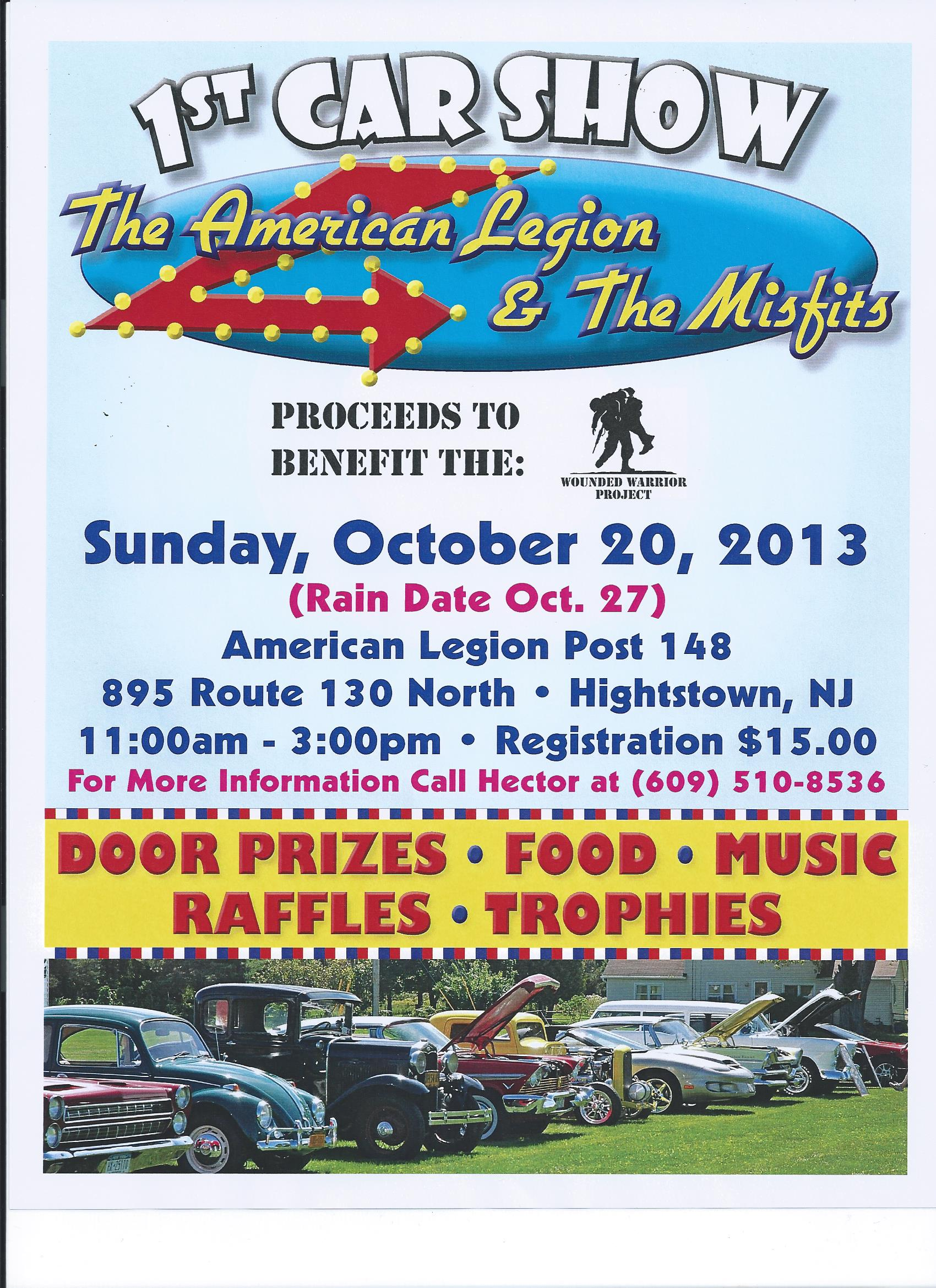 The Misfit's Car Club & The American Legion Car Show | East Windsor, NJ ...