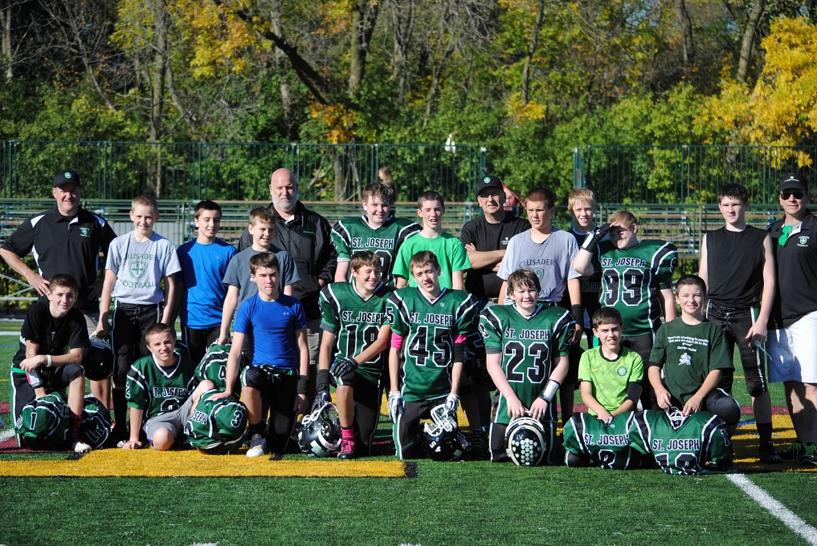 St. Joseph Crusaders Varsity Football Team-Undefeated | Downers Grove ...
