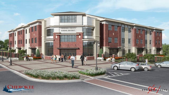 School District Releases Rendering of New Administrative Building ...