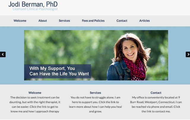 Jodi Berman, PhD, Psychologist, announces new website and office ...