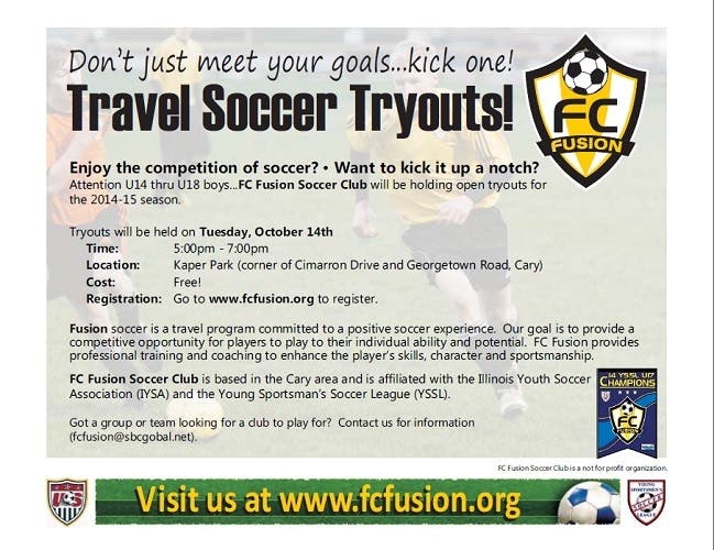 Soccer Tryout Registration - Sign up today! | Crystal Lake, IL Patch