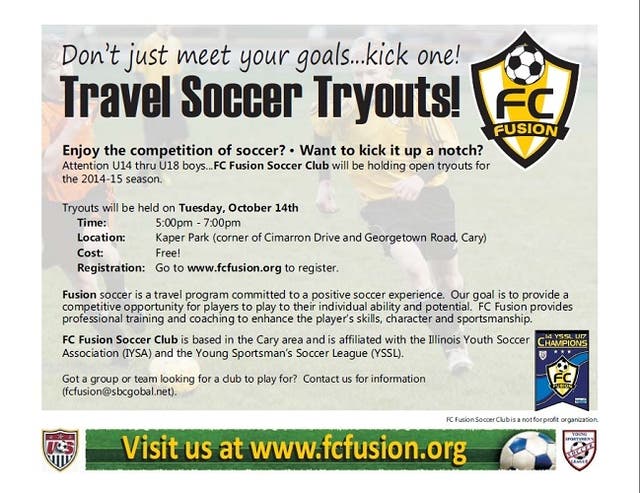 Soccer Tryout Registration - Sign up today! | Crystal Lake, IL Patch