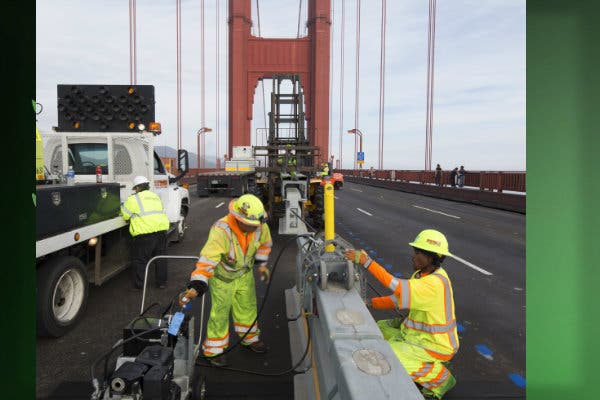 Golden Gate Repairs Update: Barriers Down | Petaluma, CA Patch