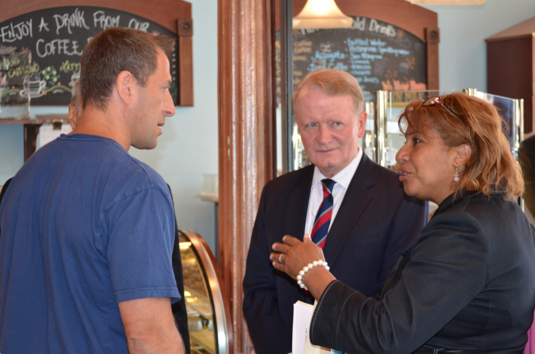 Congressman Leonard Lance Visits Downtown Westfield | Westfield, NJ Patch