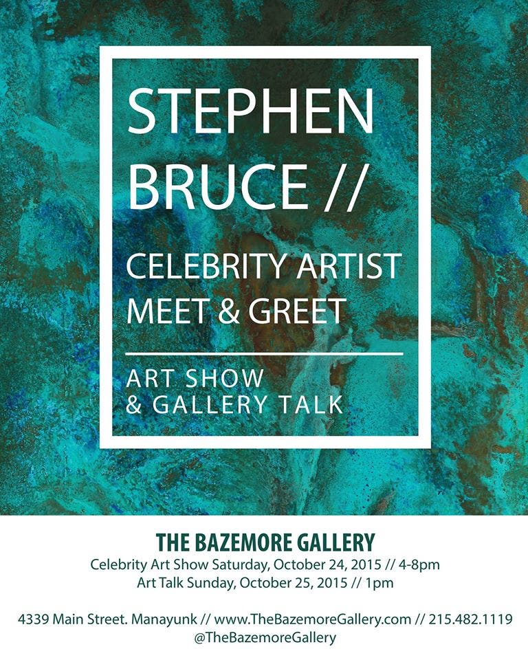 Stephen Bruce - Celebrity Artist Meet & Greet | Roxborough, PA Patch