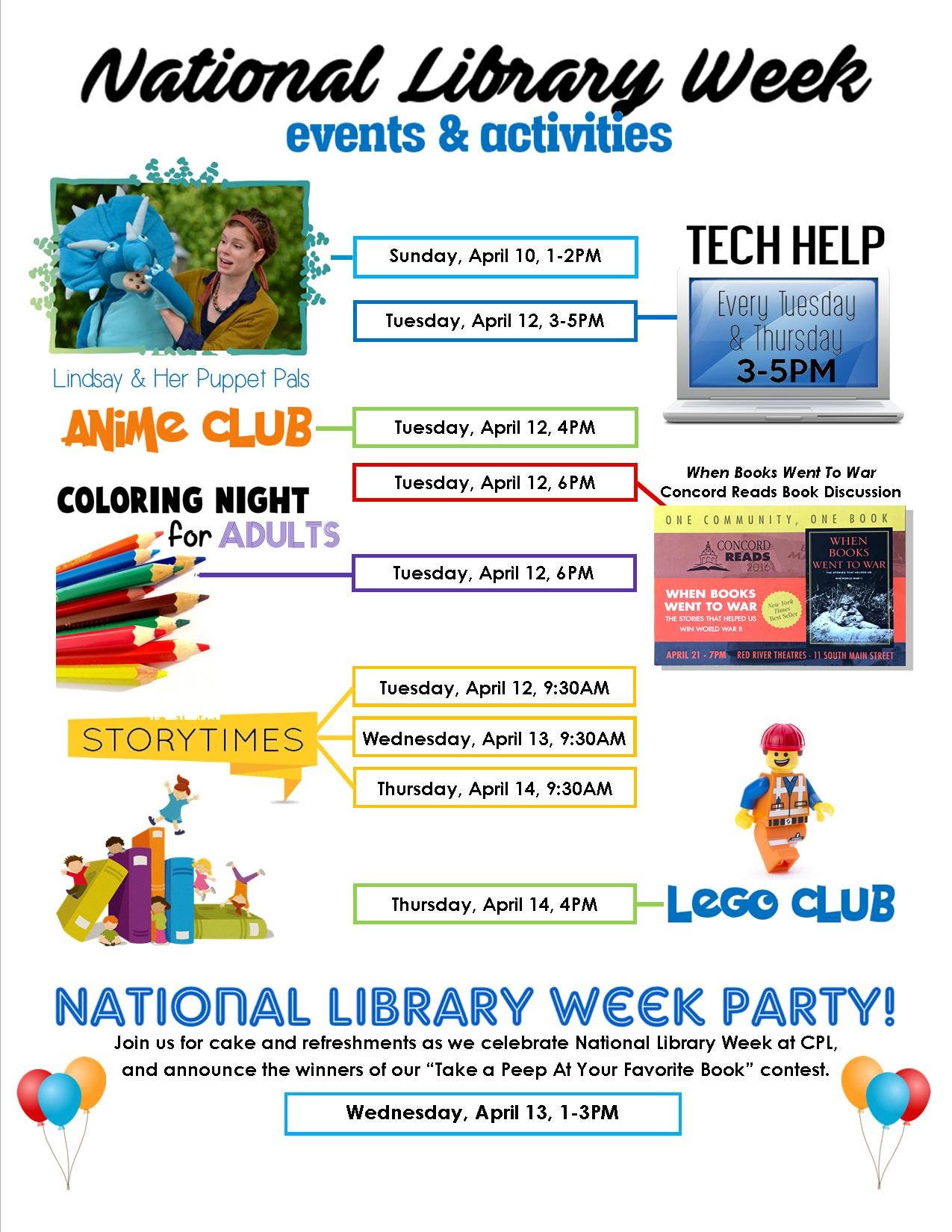 National Library Week Events And Activities Concord NH Patch National Library Week Events And Activities Concord NH Patch