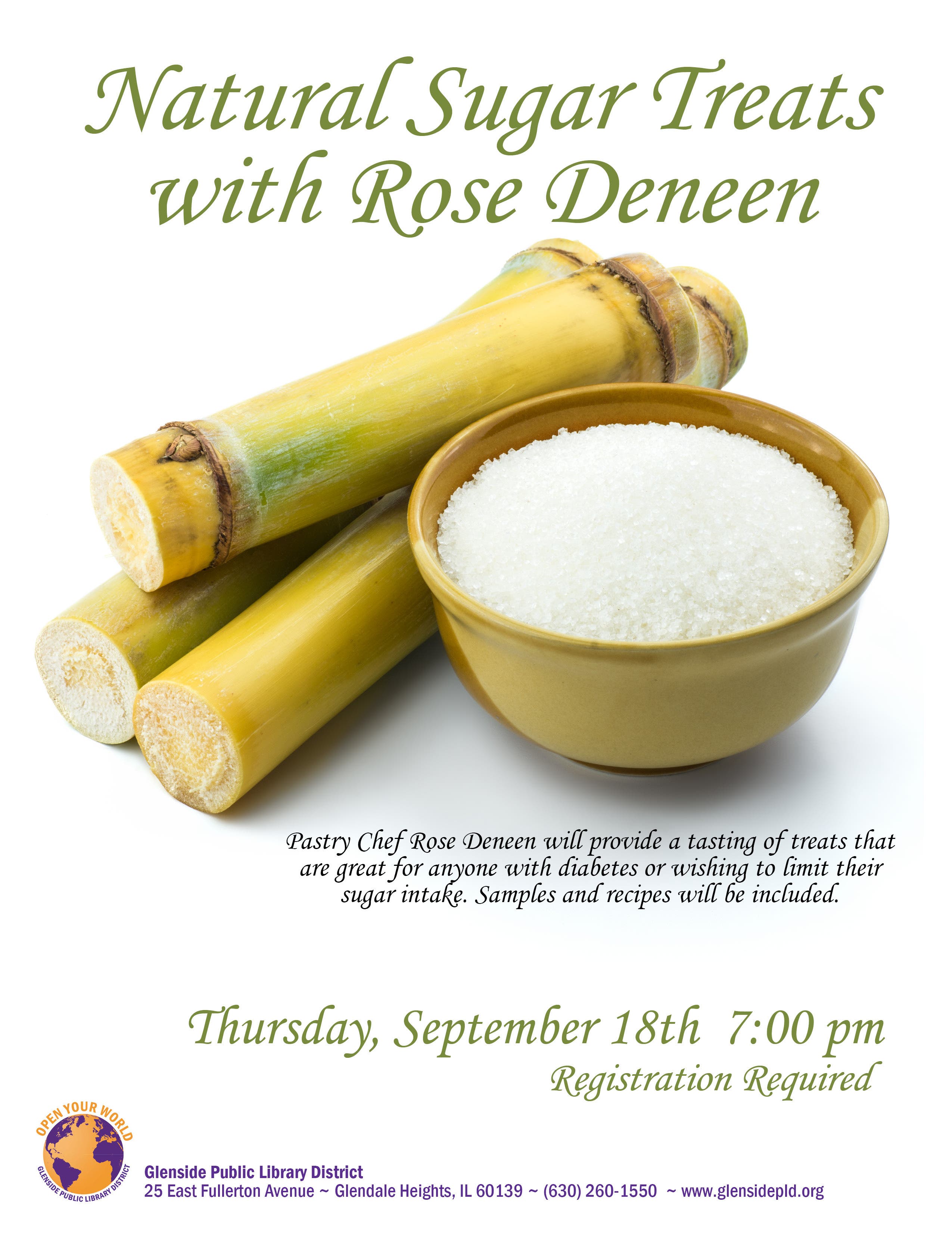 Natural Sugar Treats with Chef Rose Deneen at GPLD | Glen Ellyn, IL Patch