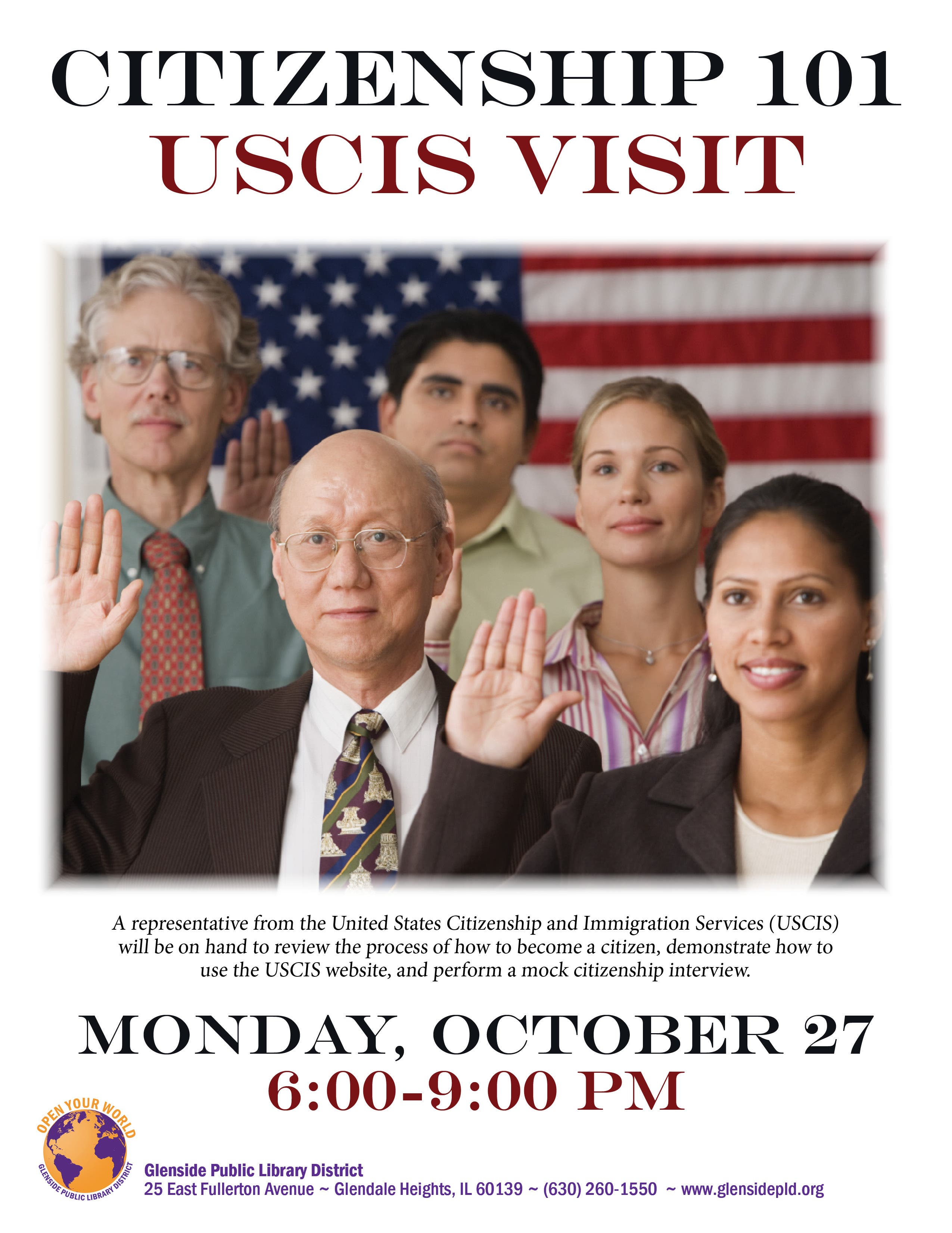 Citizenship 101 ~ A Visit From USCIS to GPLD, 10/27/14 at 6:00 PM ...